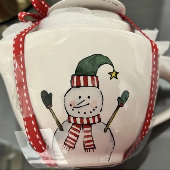 Rae Dunn | Kitchen | Rae Dunn Snowman Christmas Measuring Cups Nwt 223 ...
